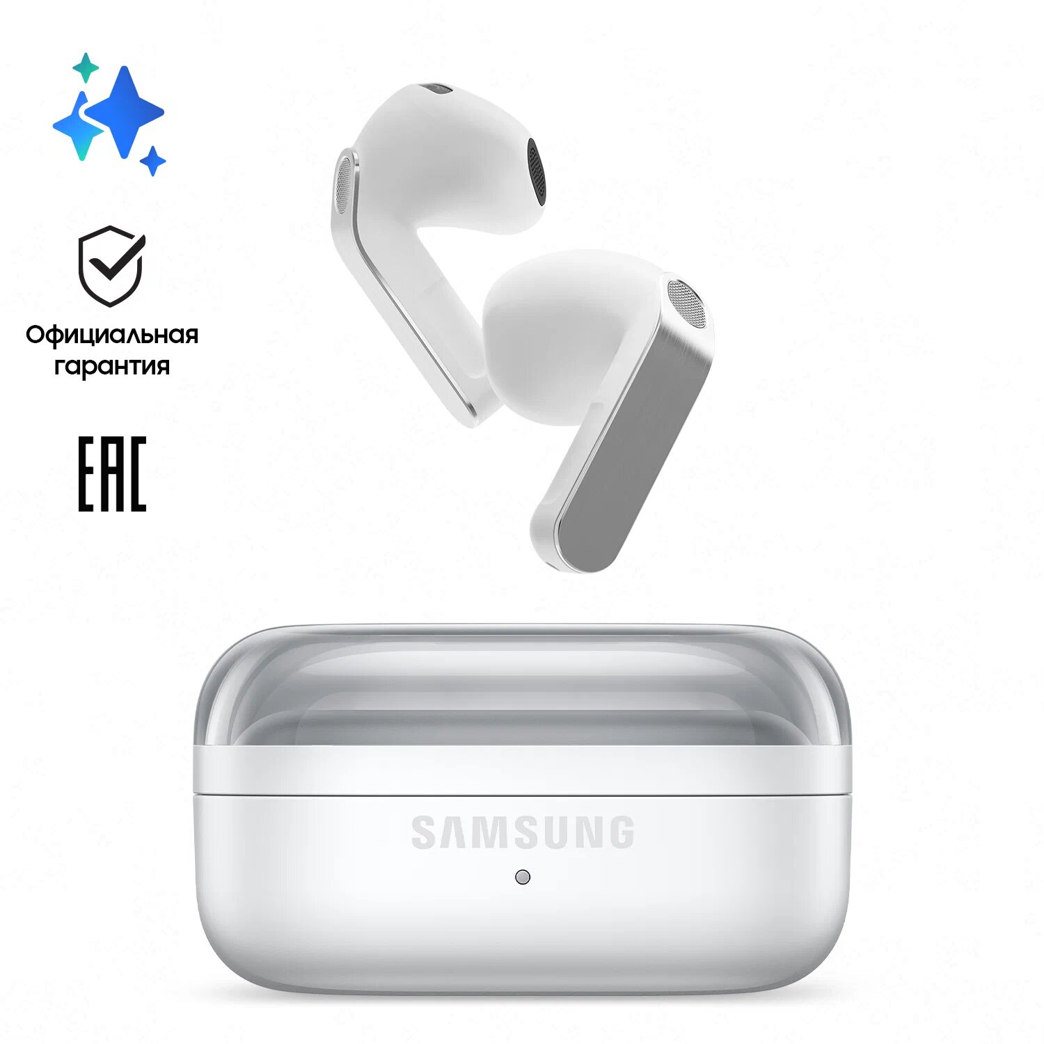 Беспроводные наушники Samsung Galaxy Buds4 White (Белые) (R540)