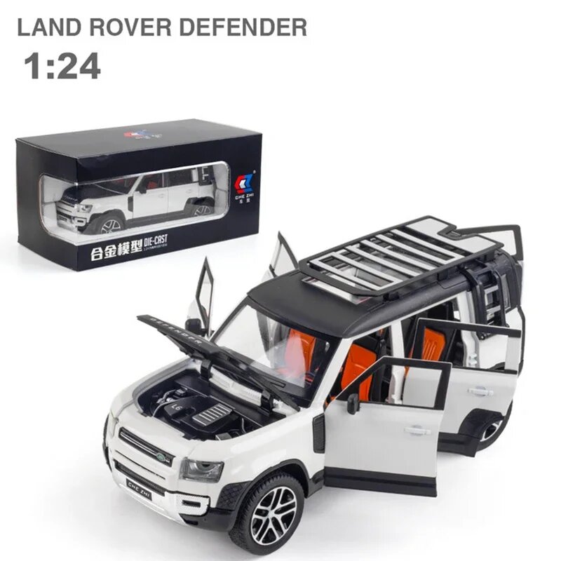 Масштабная модель Land Rover Defender 1:24 Maisto Белый, White Retail box
