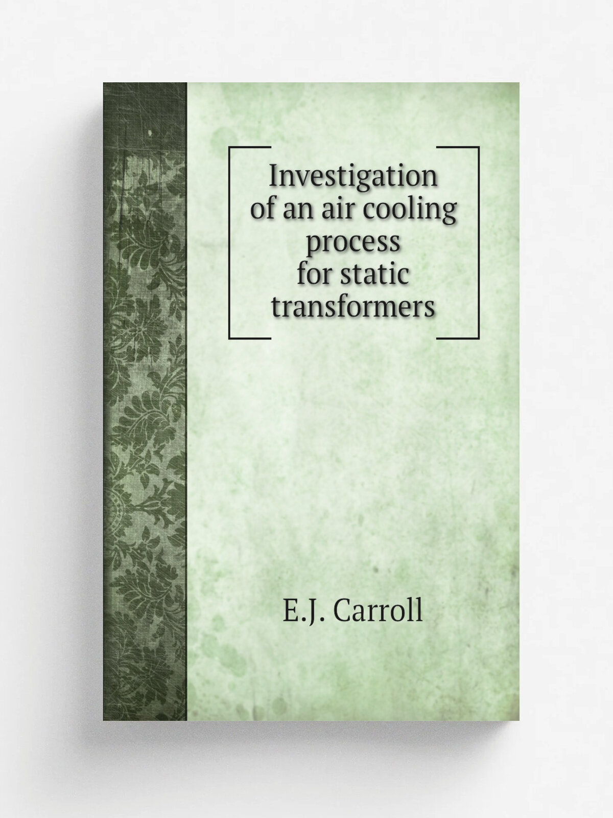 Investigation of an air cooling process for static transformers