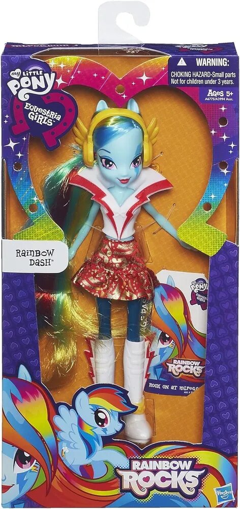 My Little Pony Маленькая пони Деревенская девочка, Rainbow Dash , игровые куклы, подарки для девочек