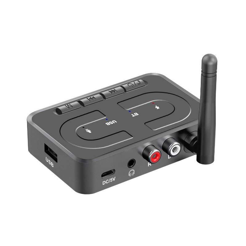 Bluetooth-приемник 6.0 USB плеер цифро-аналоговый преобразователь 3.5mm аудиоадаптер AUX модель T89