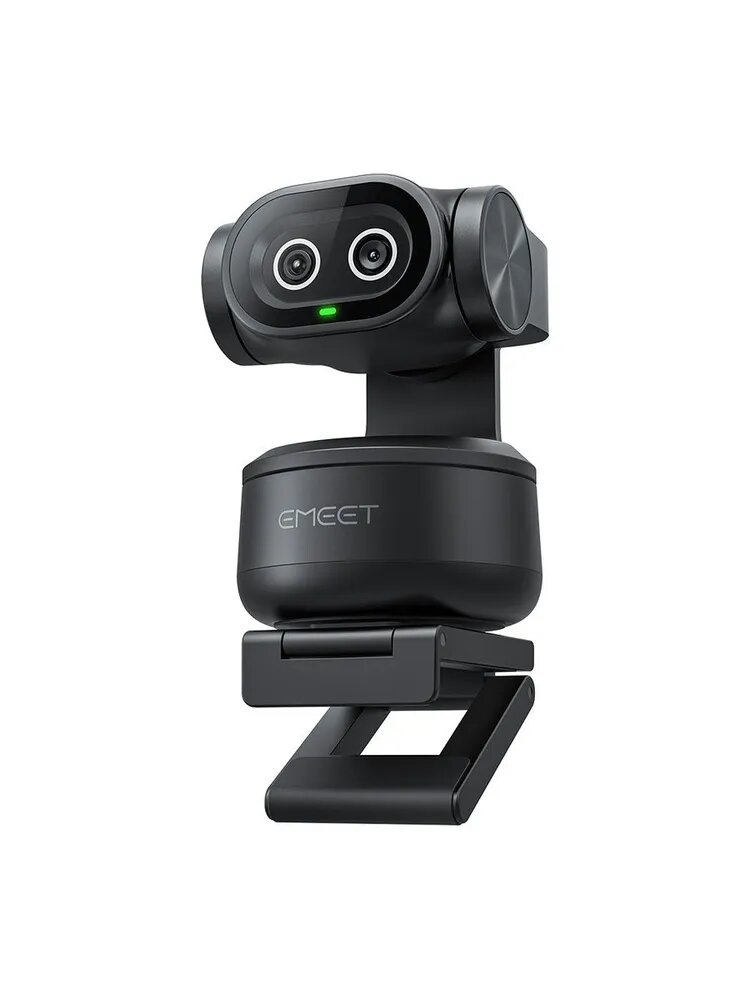 PTZ-камера EMEET PIXY для стриминга, 4K Ultra HD, автотрекинг с ИИ, управление жестами, совместимость с OBS/Twitch (Без штатива)