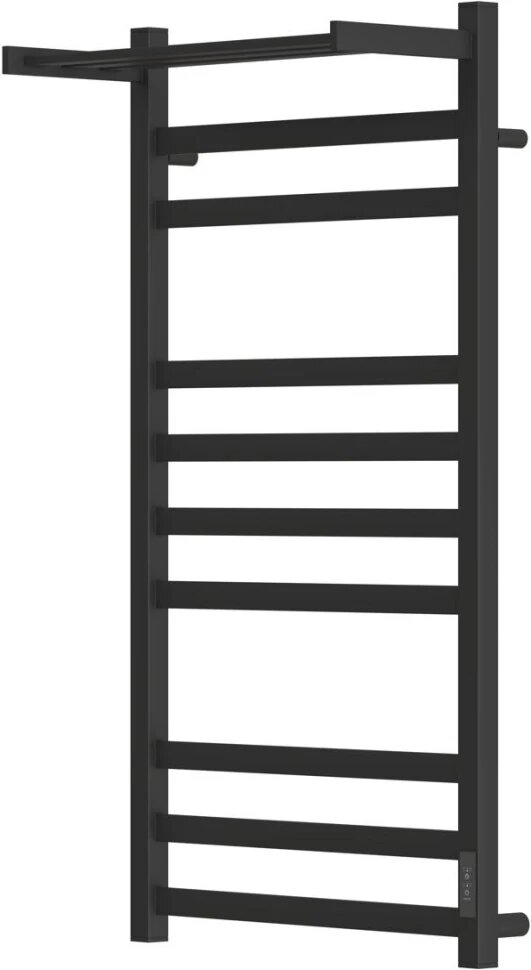 Полотенцесушитель электрический Reflexion Мохаве плюс RXT0710040BL 1000x430, диммер правый, черный матовый