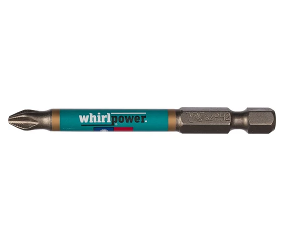 Биты Whirlpower RSC-Regular PH 271407002, 2 шт, 2x70 мм, для шурупов, саморезов