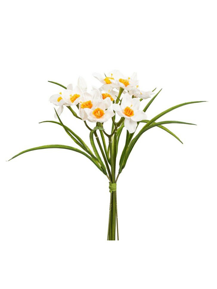 Fiebiger Floristik 203707-100 Цветок декоративный "Нарцисс", 30 см