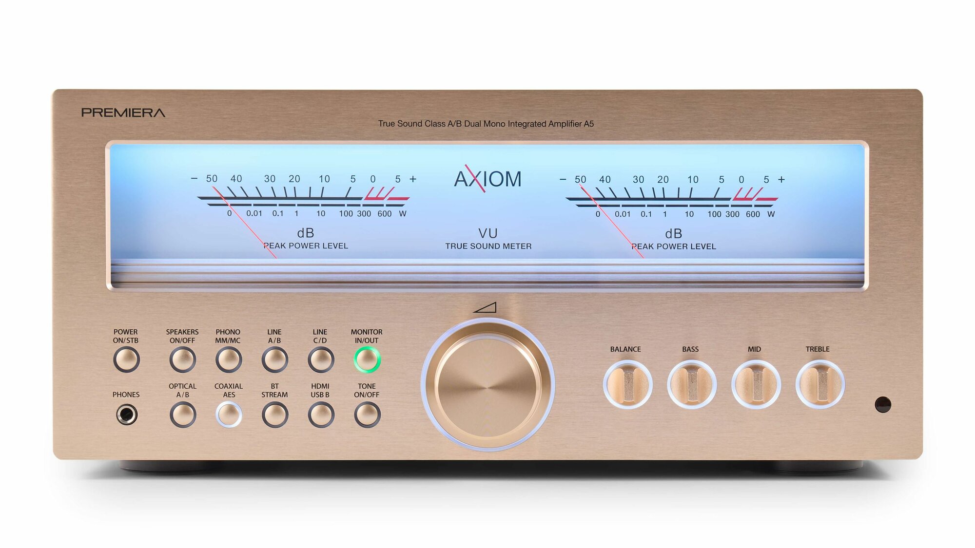 Интегральный усилитель Premiera A5 Axiom GW, золотисто-белый