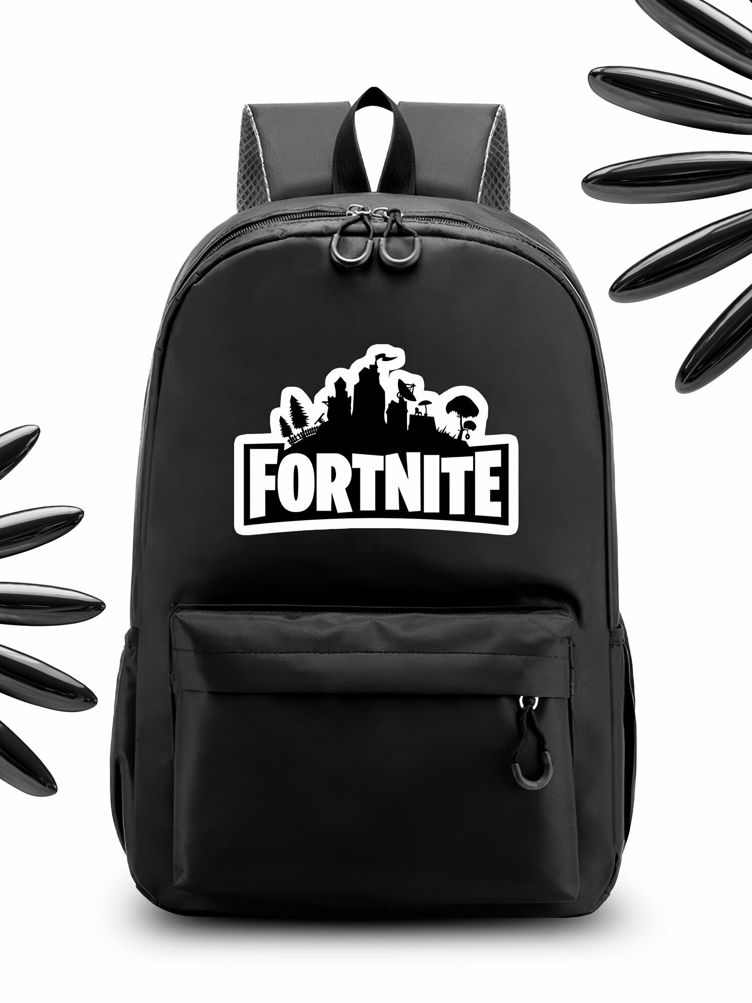 Ryukzak shkolnyy fortnayt fortnite chernyy 2