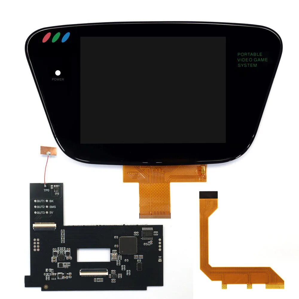 3.5" IPS LCD экран для SEGA Game Gear, LCD Kits no battery