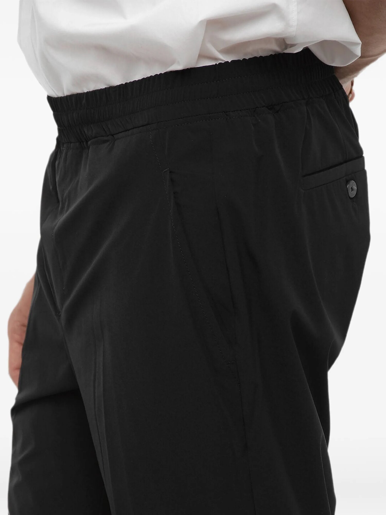 Брюки Neil Barrett Elasticated-waist slim-fit trousers, размер 50 — фото 1