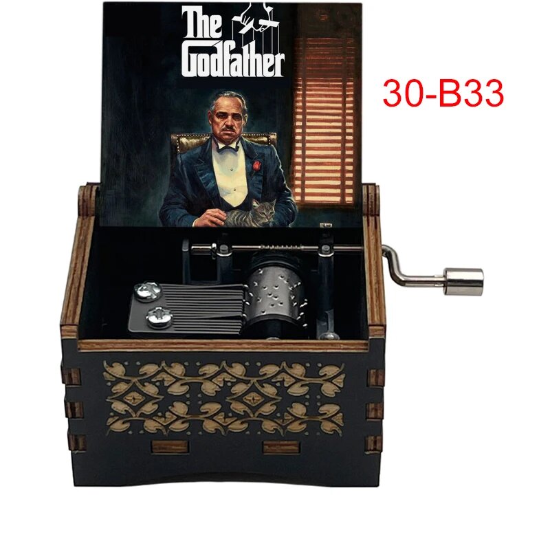 Музыкальная шкатулка Finssy "Крестный Отец" из дерева 30-B33