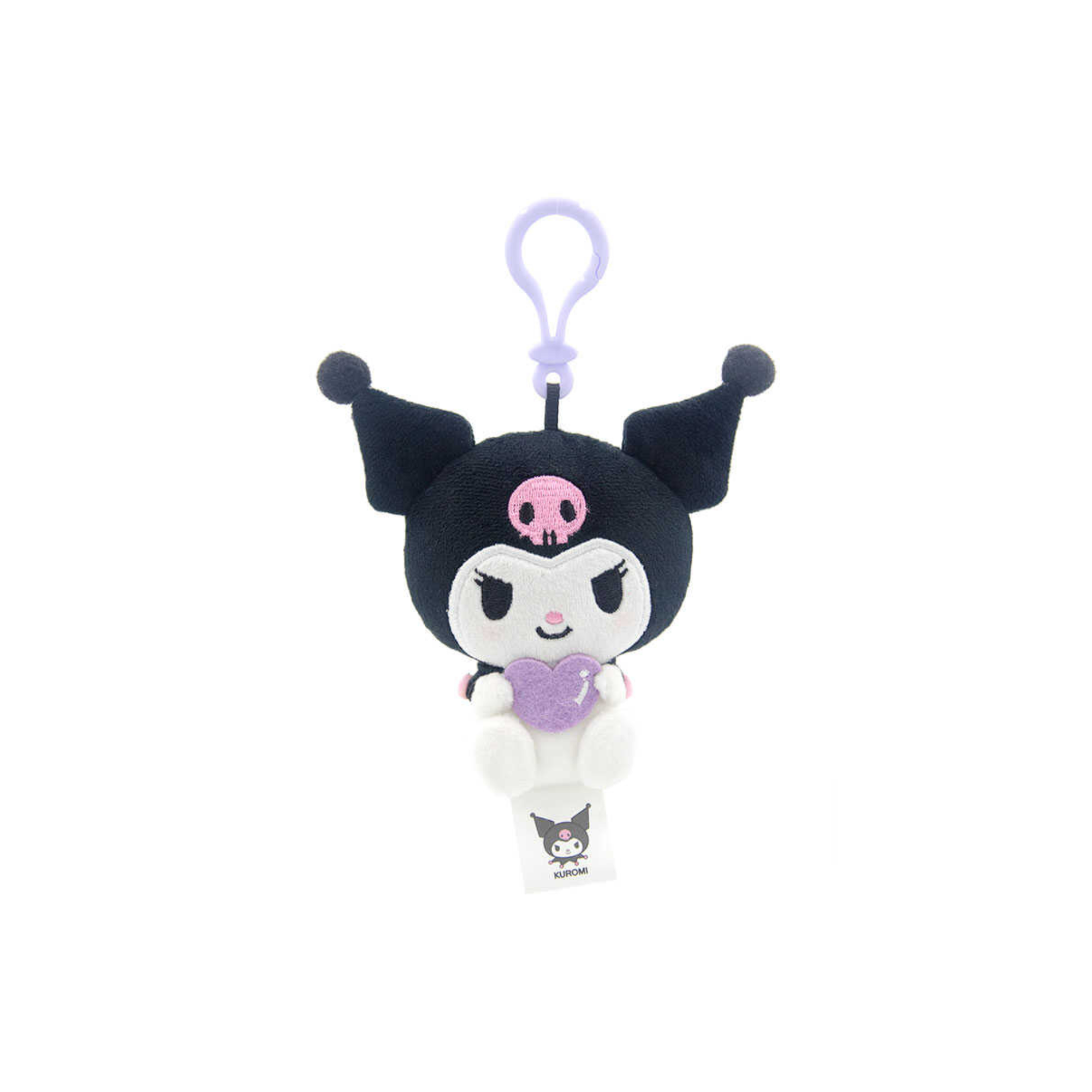 E-STRONG x Sanrio Коллаборация Сердечная серия Мультяшный плюшевые брелки Аксессуары для сумок Унисекс Парный Многоцветный Высота: 10 см