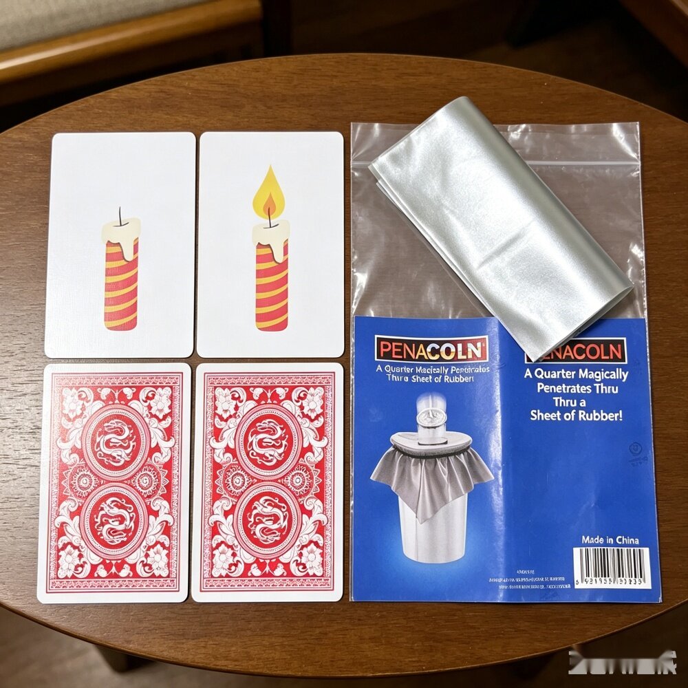 Набор карт для фокусов Happy Birthday Deck с фокусом прохождения монеты, пошаговые инструкции для близкого исполнения и вечеринок