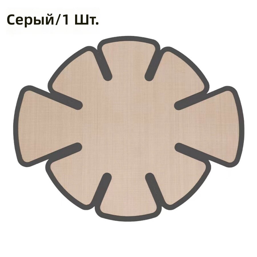 Силиконовая форма для выпечки хлеба с ручкой, круглая, серая, 18.1 x 14.2 дюйма, антипригарная, многоразовая