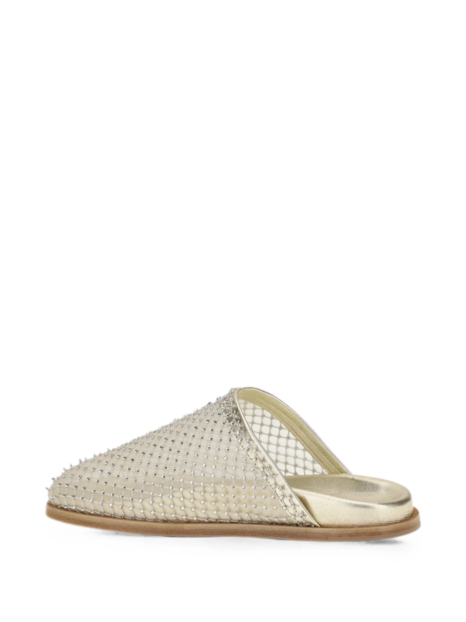 Мюли Forte Forte Rhinestone-embellished mesh mules, размер 40 — фото 1