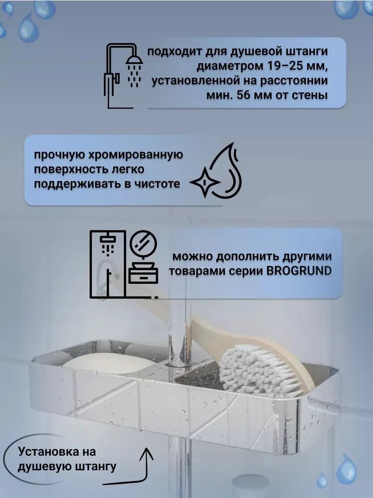 Полка Прямая, 40х25 — фото 1