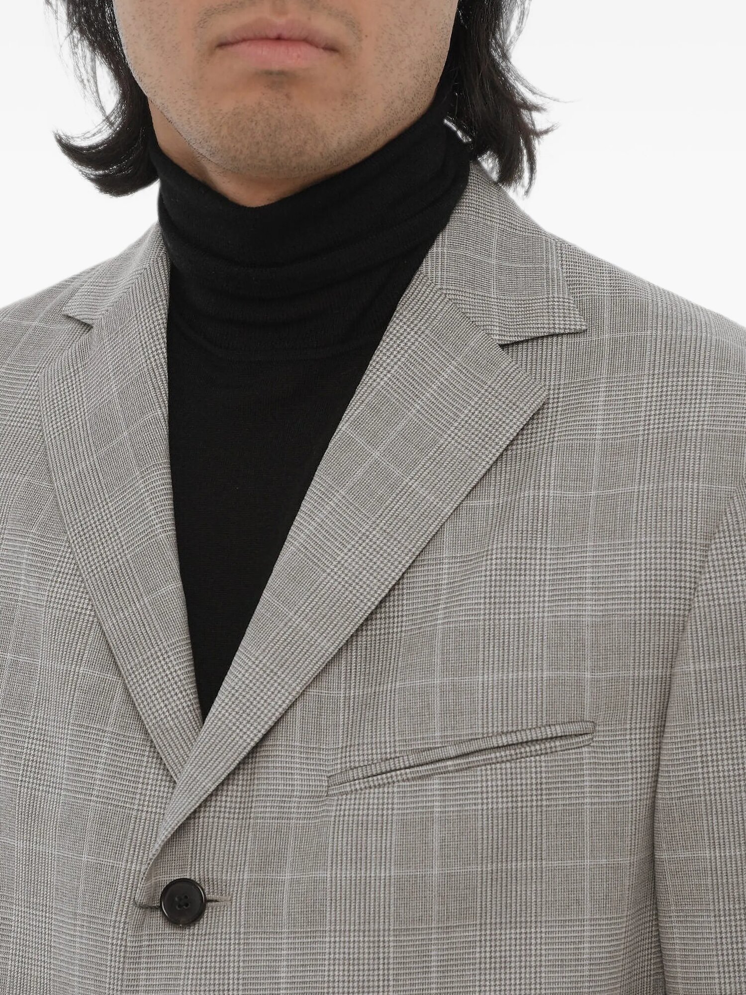 Пиджак Corneliani Checked single-breasted jacket, размер 50 — фото 1