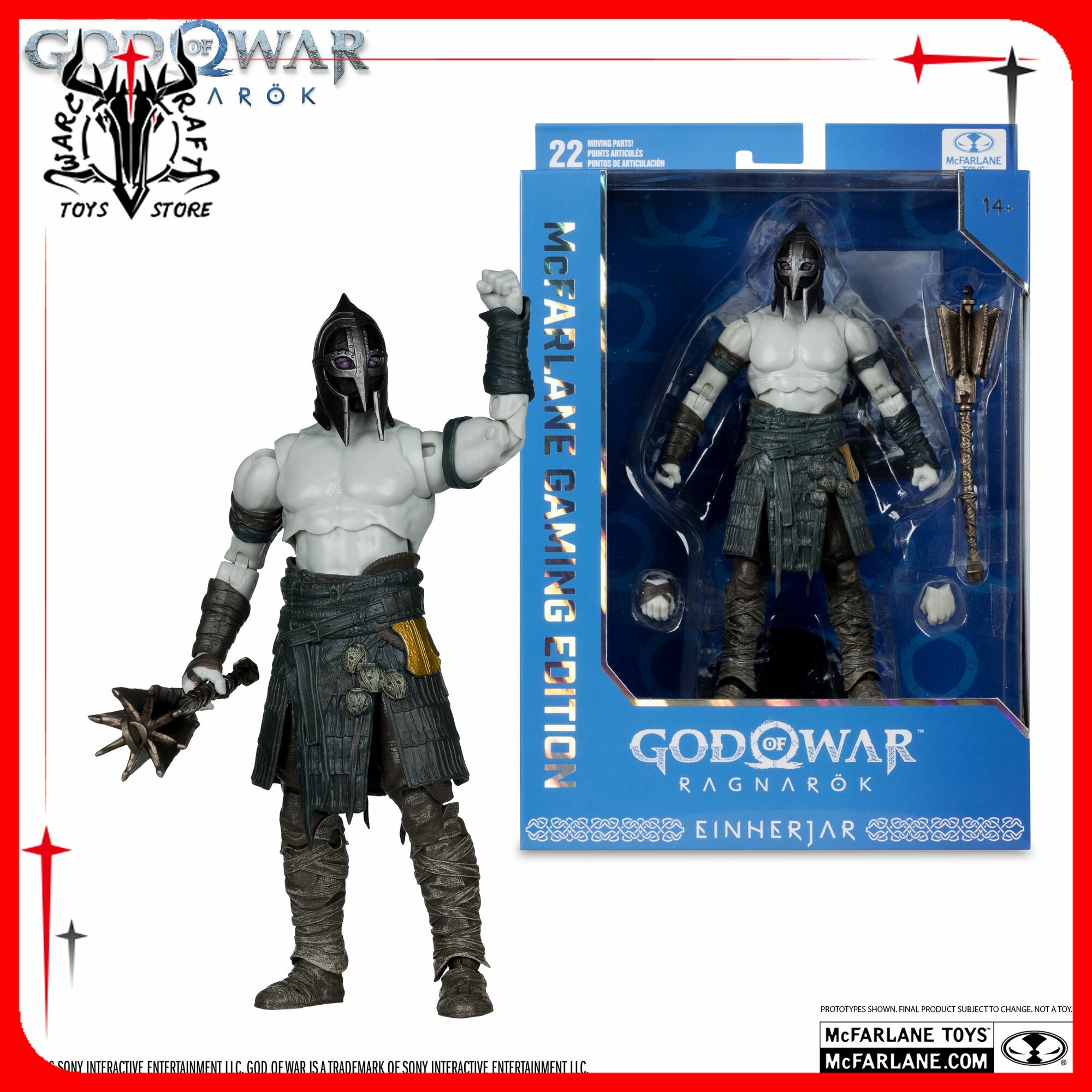 Фигурка Эйнхерьяр God of War игровое издание 7 дюймов McFarlane Toys