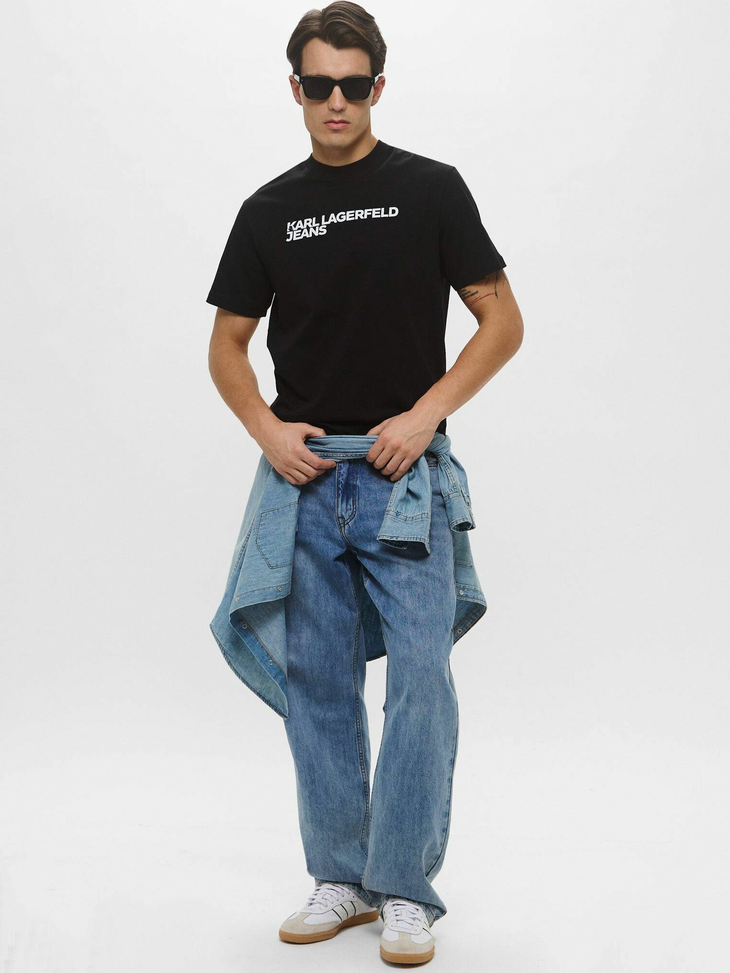 Футболка KARL LAGERFELD JEANS, размер L, черный — фото 1
