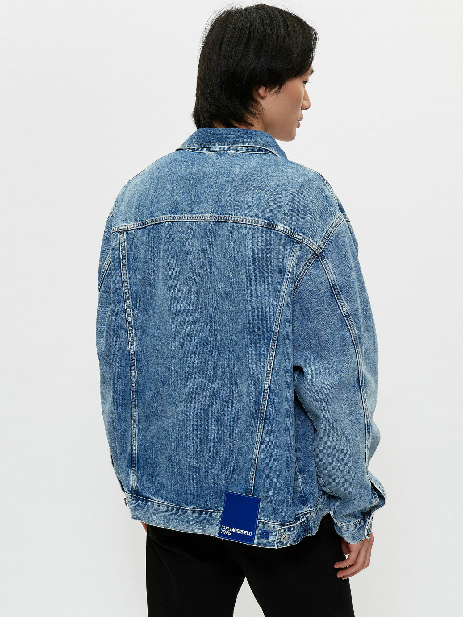 Куртка джинсовая KARL LAGERFELD JEANS, размер M, голубой — фото 1