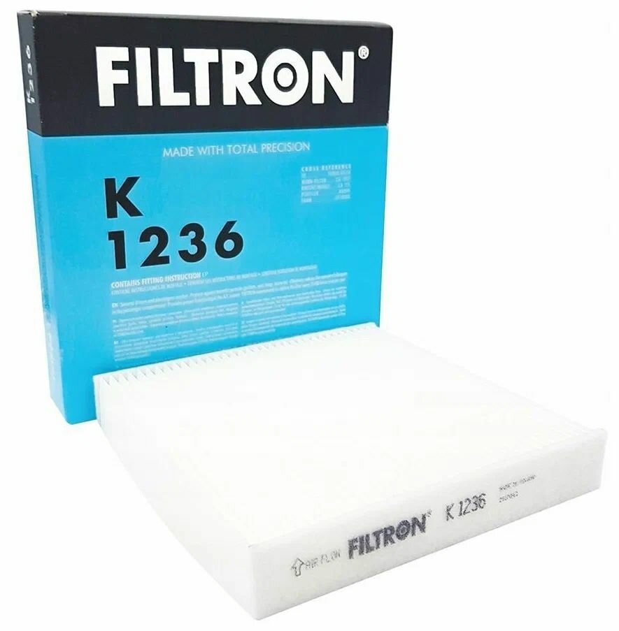 Фильтр салонный FILTRON K1236 (аналог CU1827 / E2957LI) для Suzuki SX4 / Swift, Fiat Sedici, Daihatsu