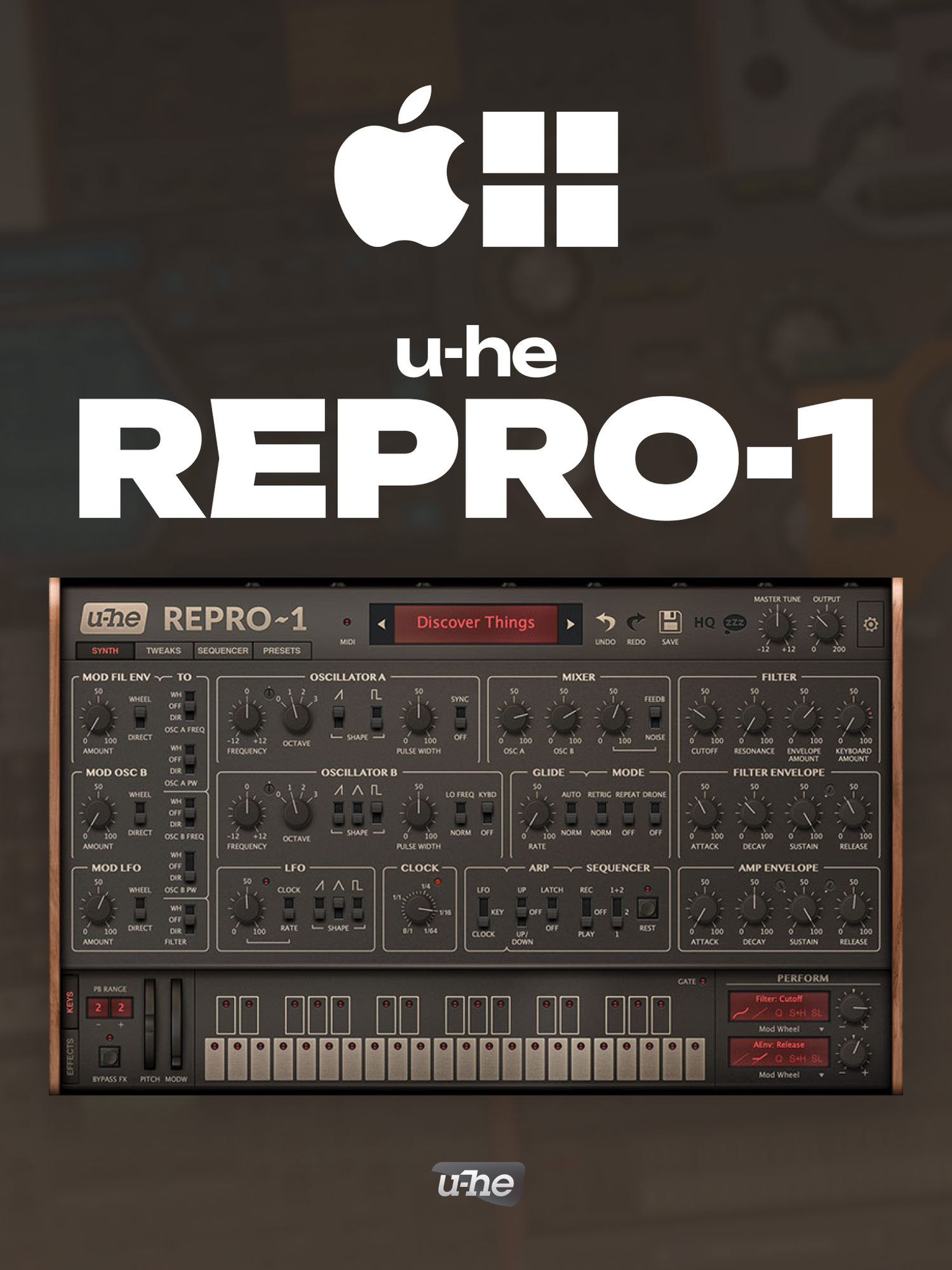 U-he Repro-1 (лицензионная активация, бессрочно) для macOS & Windows