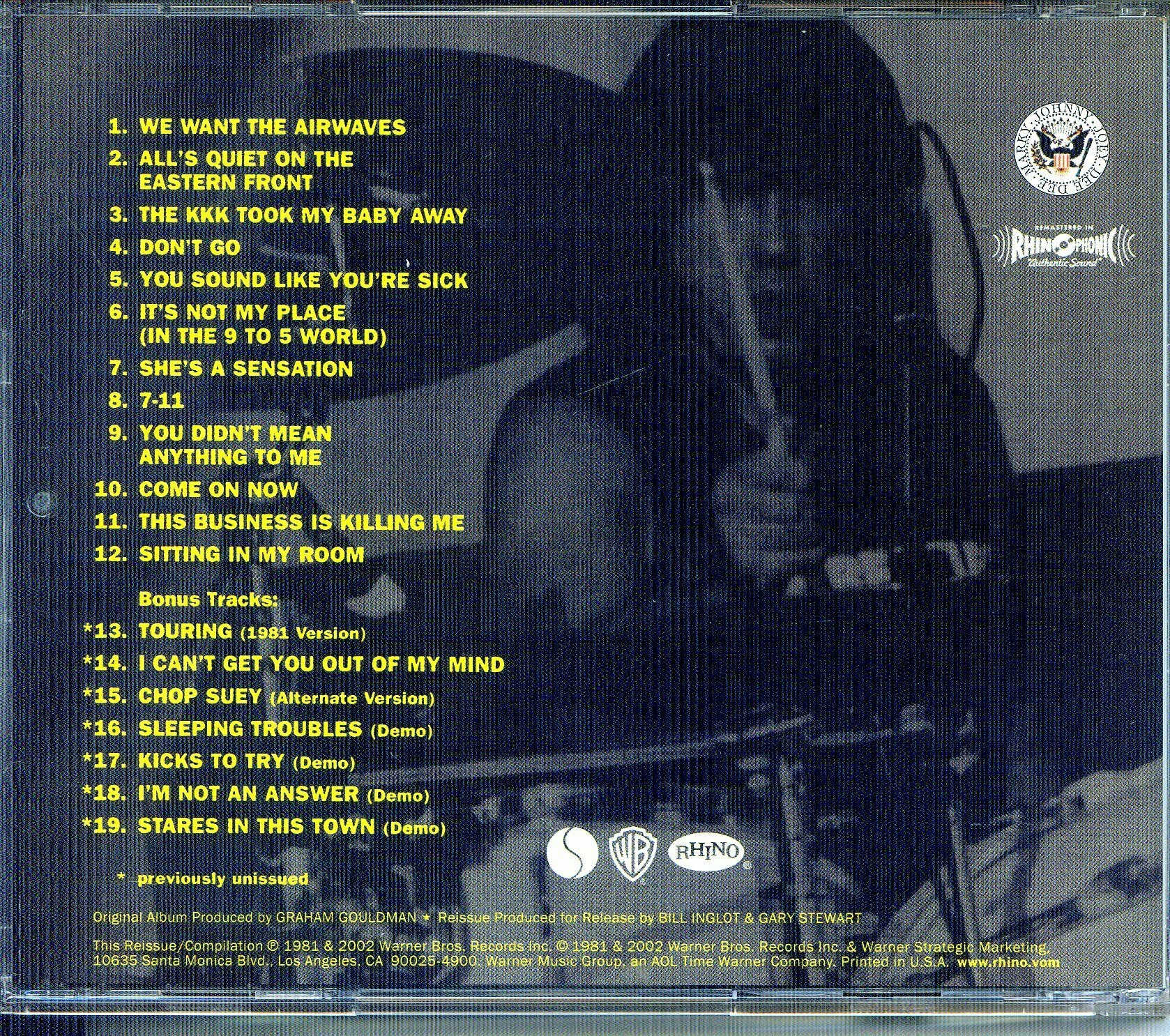 RAMONES - Pleasant Dreams 1981 г Компакт диск — фото 1