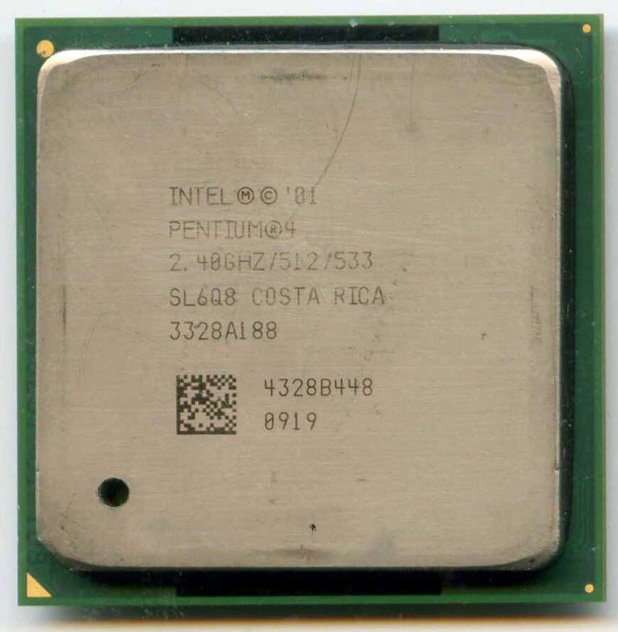 Процессор Socket-478 Intel Pentium 4 Northwood 2,4GHz/512/533 SL6Q8 Costa Rica