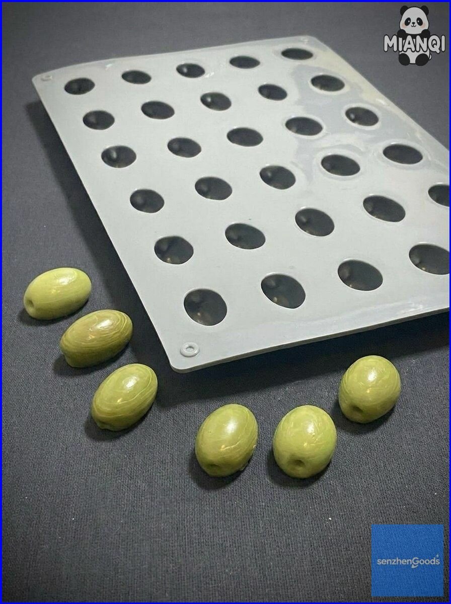 Форма для конфет "оливка И маслина", 30 яч, 1 шт