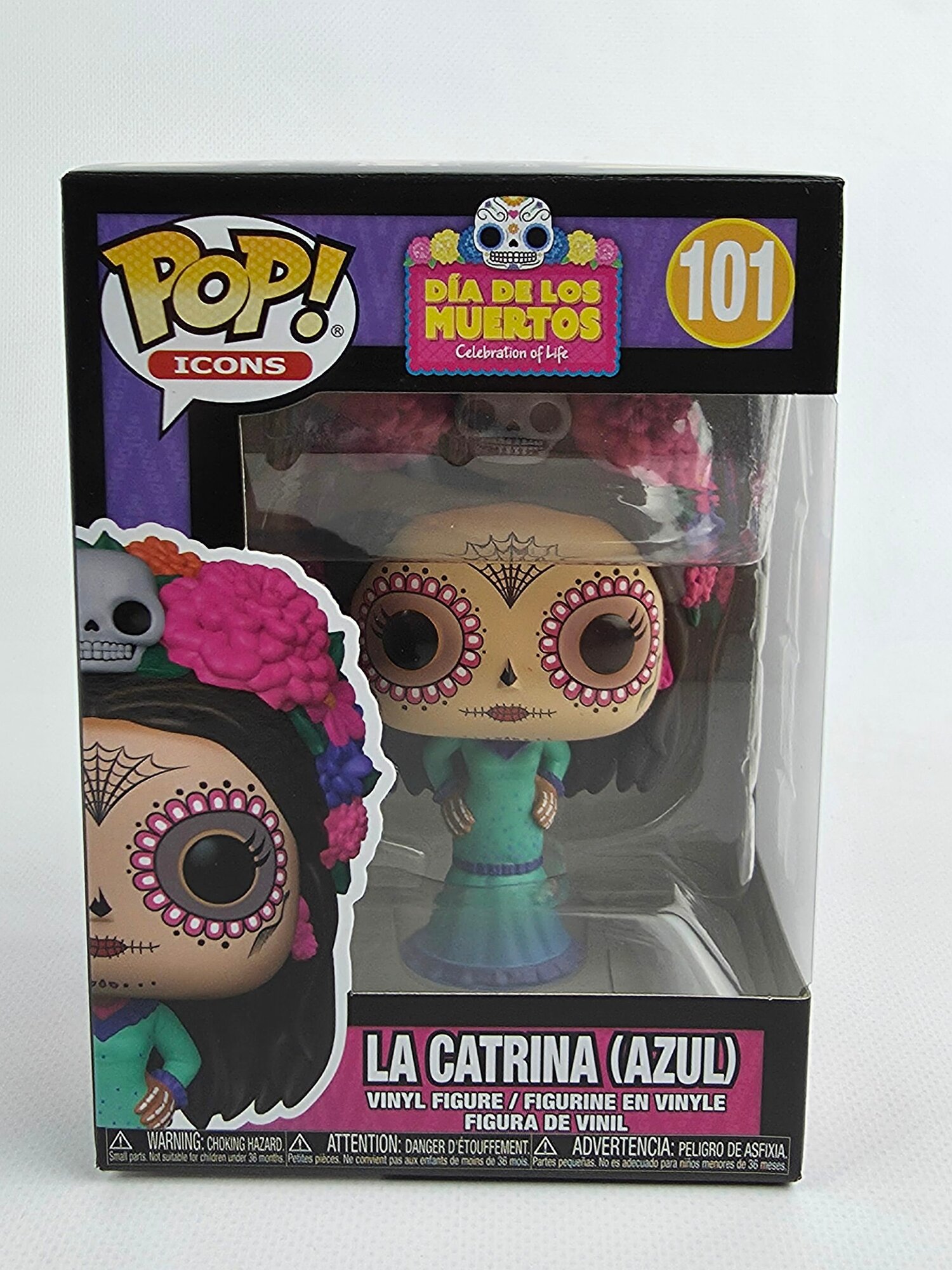 Фигурка Funko Pop Фанко поп Катрина Муэрте День мертвых La Catrina Azul Dia De Los Muertos 101