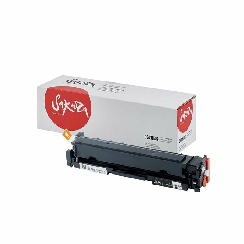 Картридж 067HBK для Canon i-SENSYS MF655Cdw, LBP631CW, MF657Cdw, MF651Cw Sakura черный