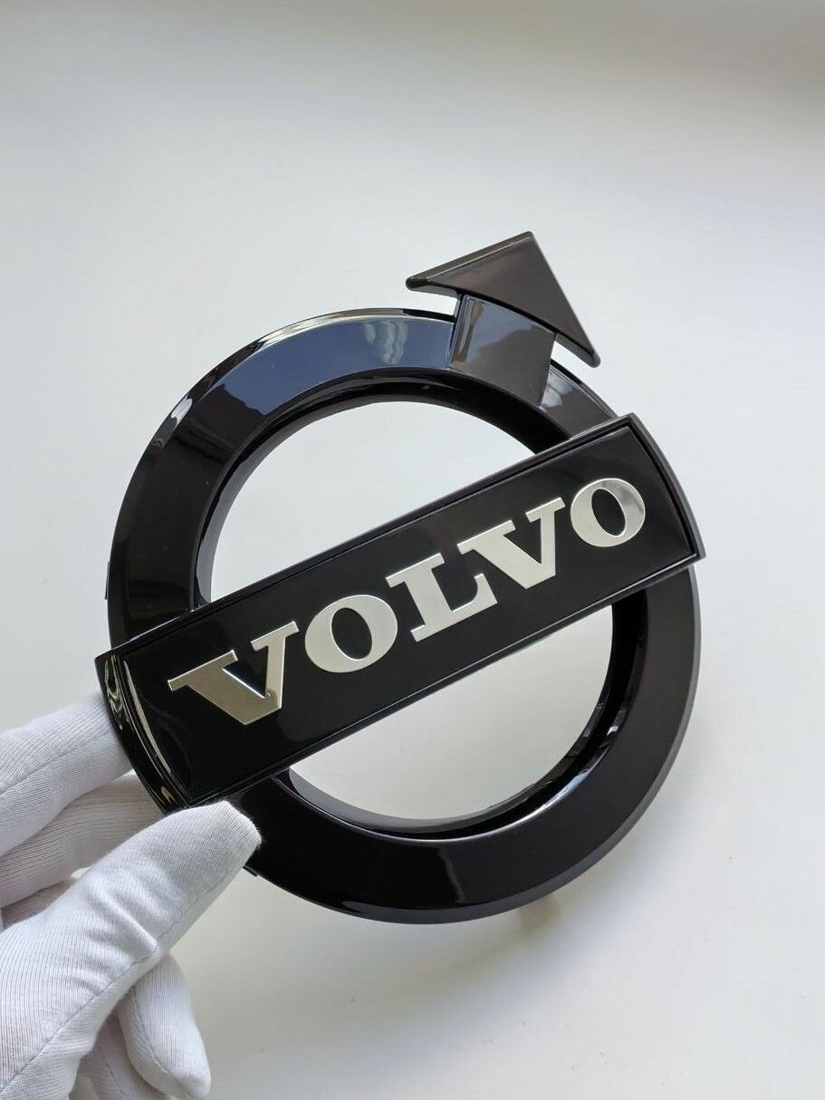 Эмблема Volvo 142*134 мм, шильдик, значок Вольво, логотип на авто