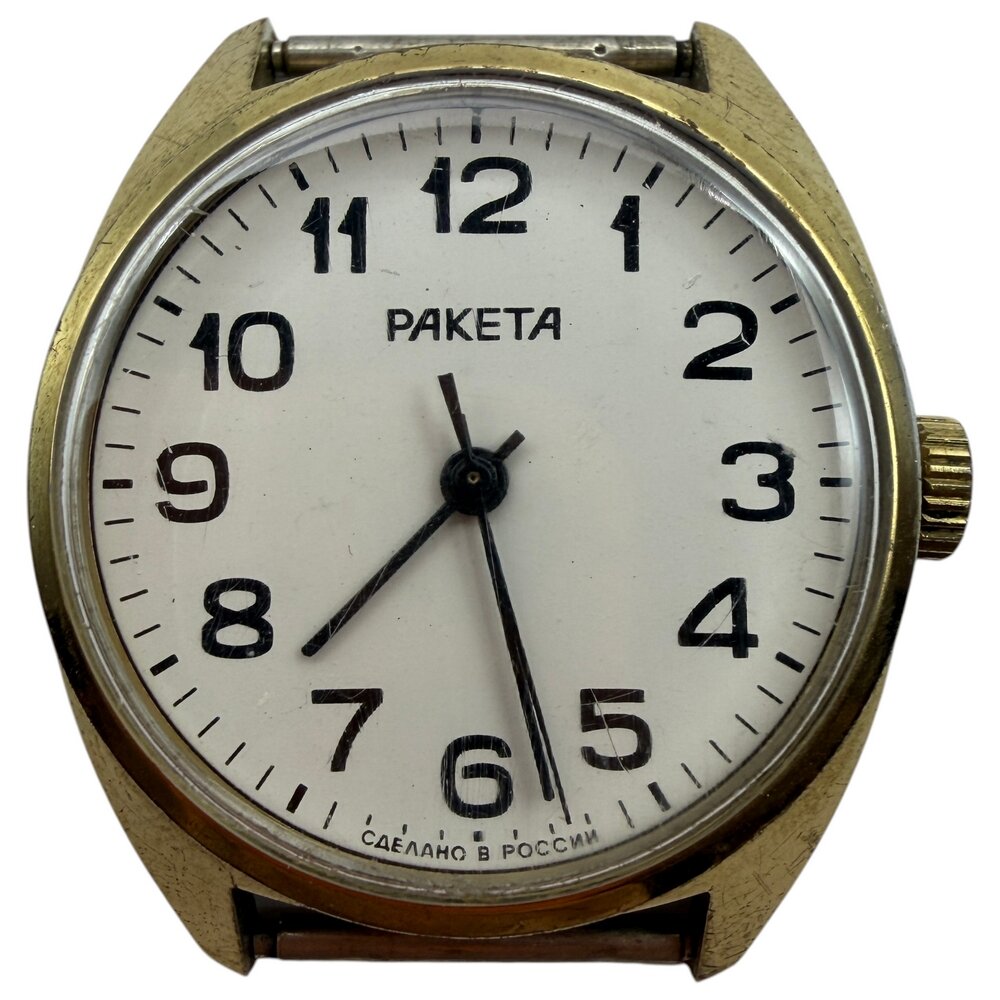 Наручные механические часы "2609НА - Ракета" 1991-1995 гг. Петродворцовый ЧЗ, Россия (Лот №2)