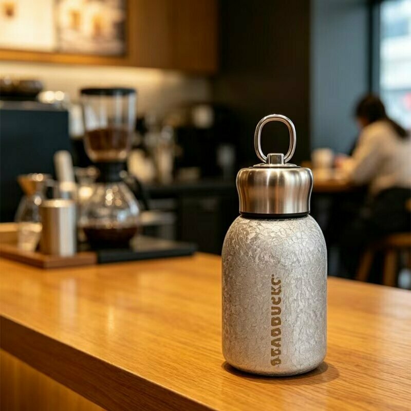 Кружка Starbucks Ice Crack Pocket Mug, бутылка для воды из нержавеющей стали 316, 350 мл