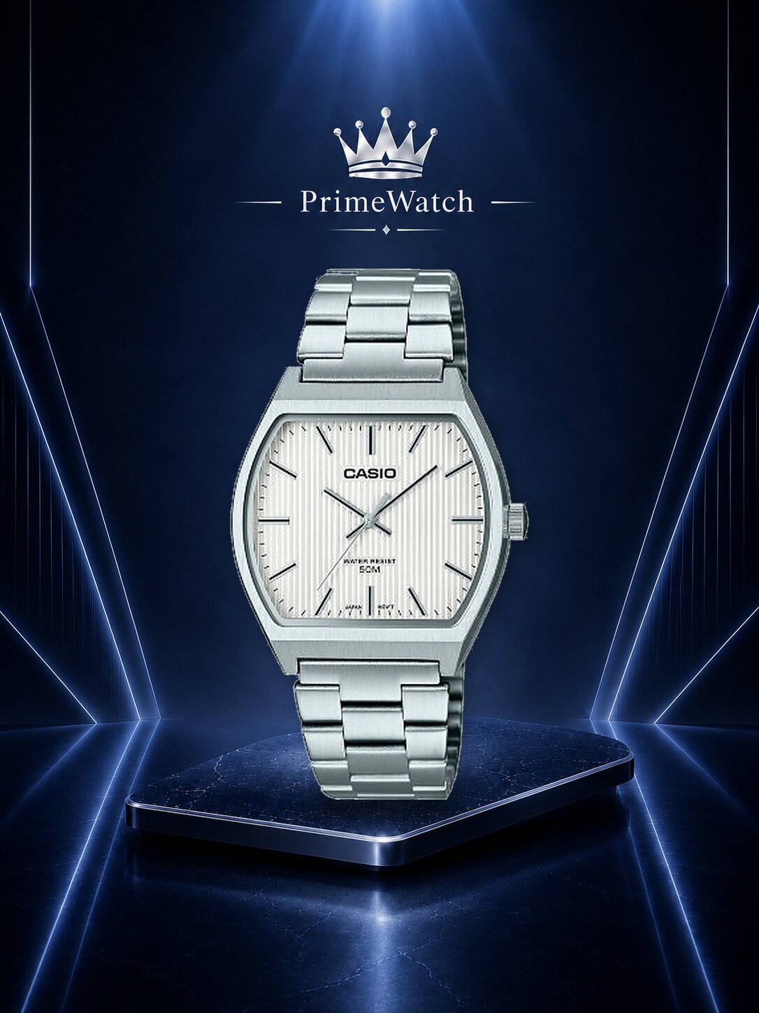 Наручные часы CASIO Collection, белый/серебряный