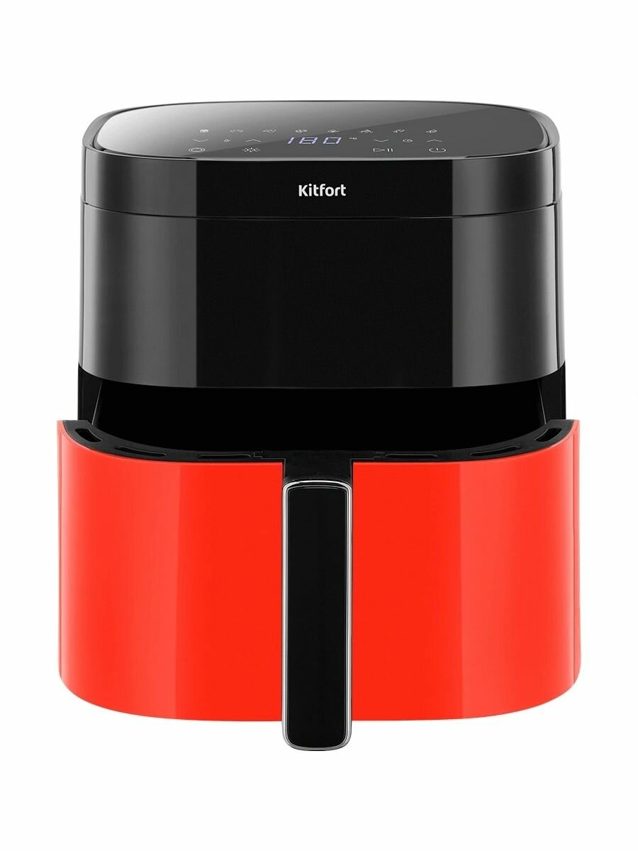 Аэрогриль Kitfort КТ-2291 5.7л 1700Вт красный/черный AirGril Kitfort КТ-2291 5.7L 1700W red/black