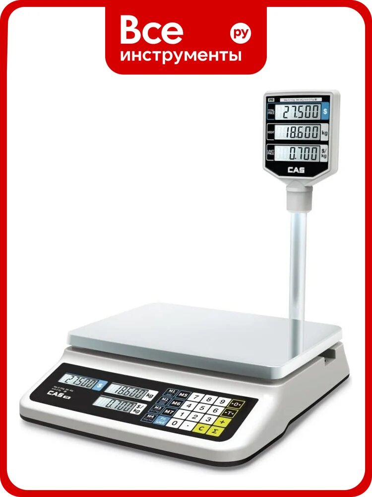 Весы PR-30P CAS J10PRG303GCI0501 88-00001263