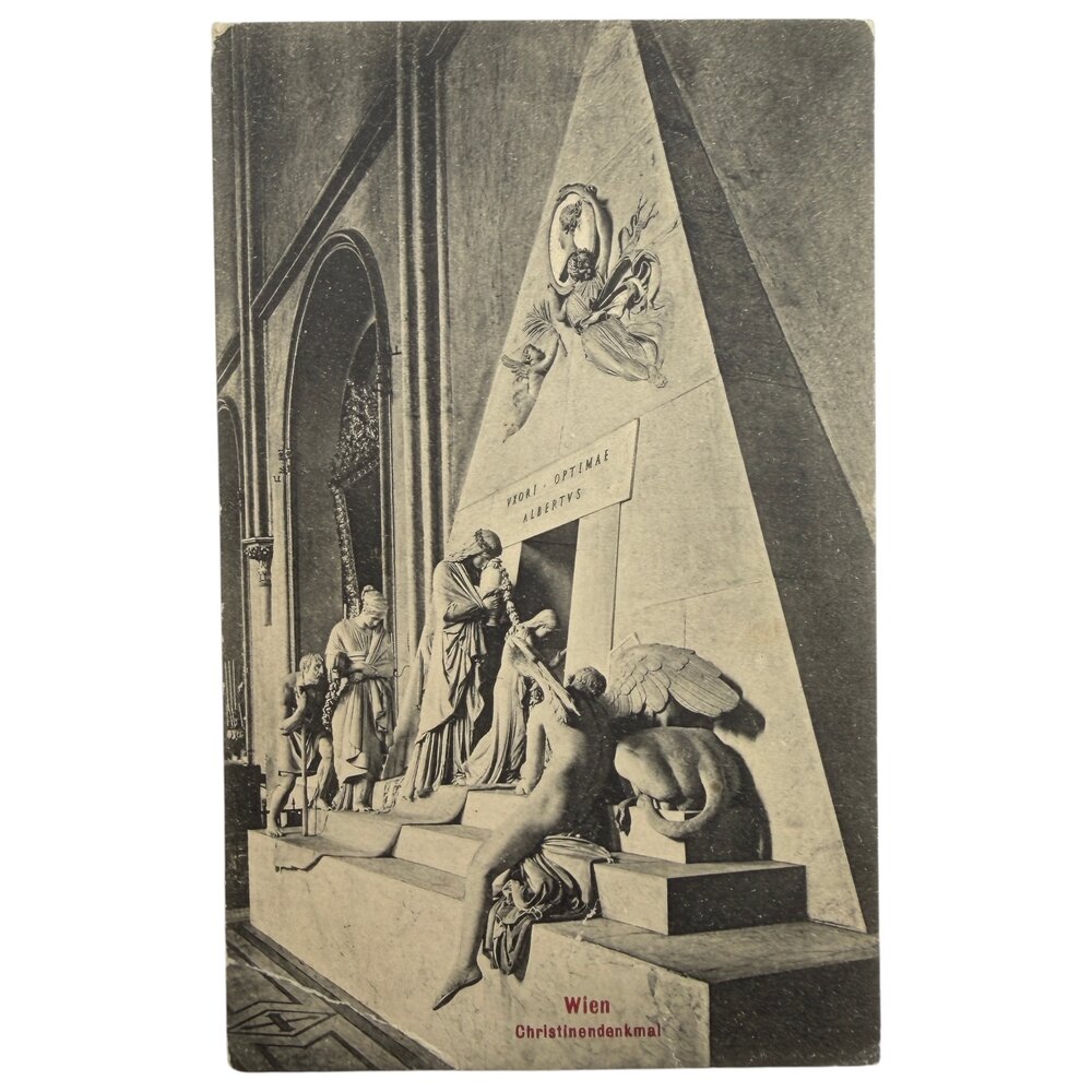 Почтовая открытка "Вена" 1900-1915 гг. Австро-Венгрия