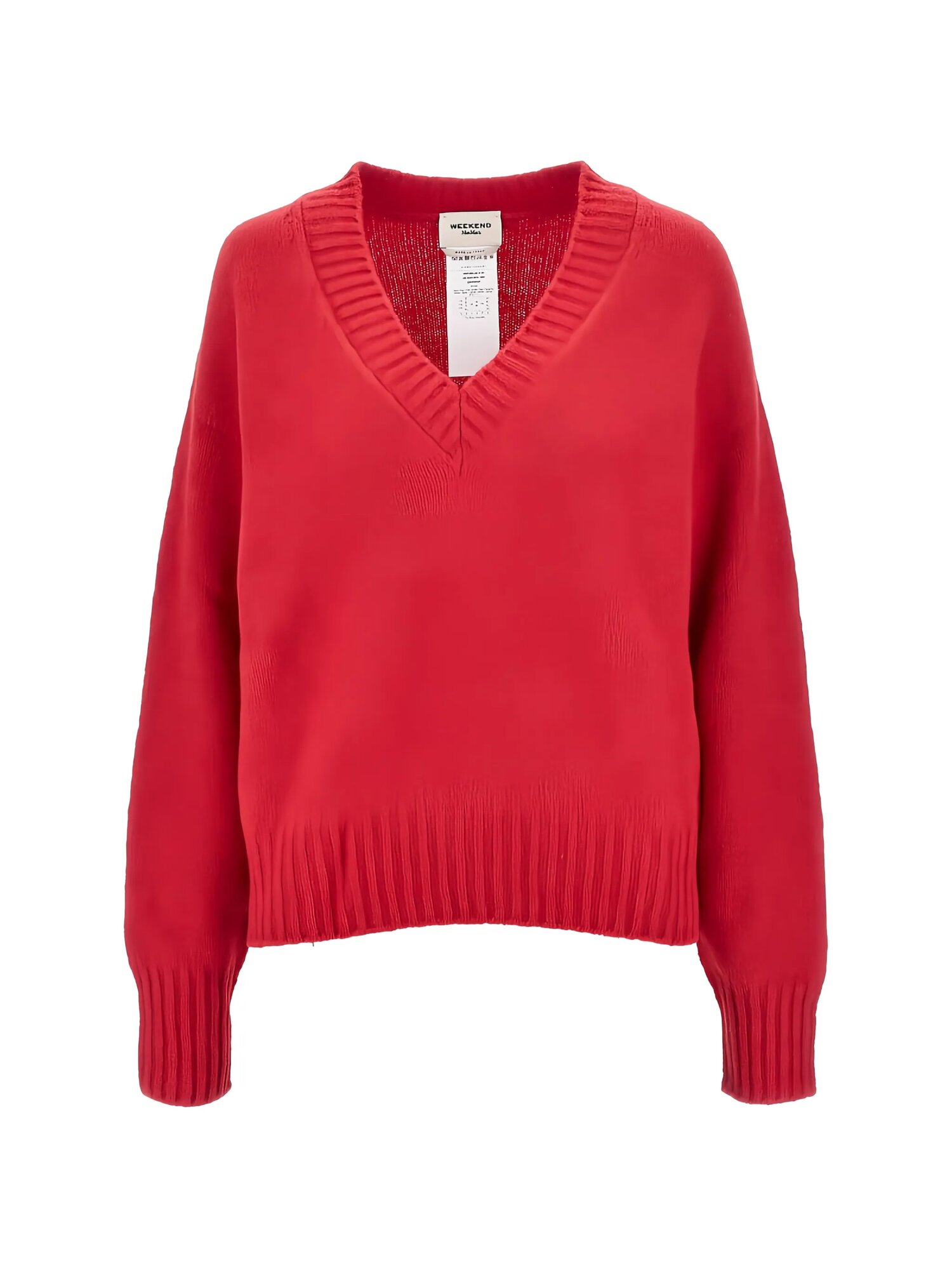 Свитер V-neck knitted sweater