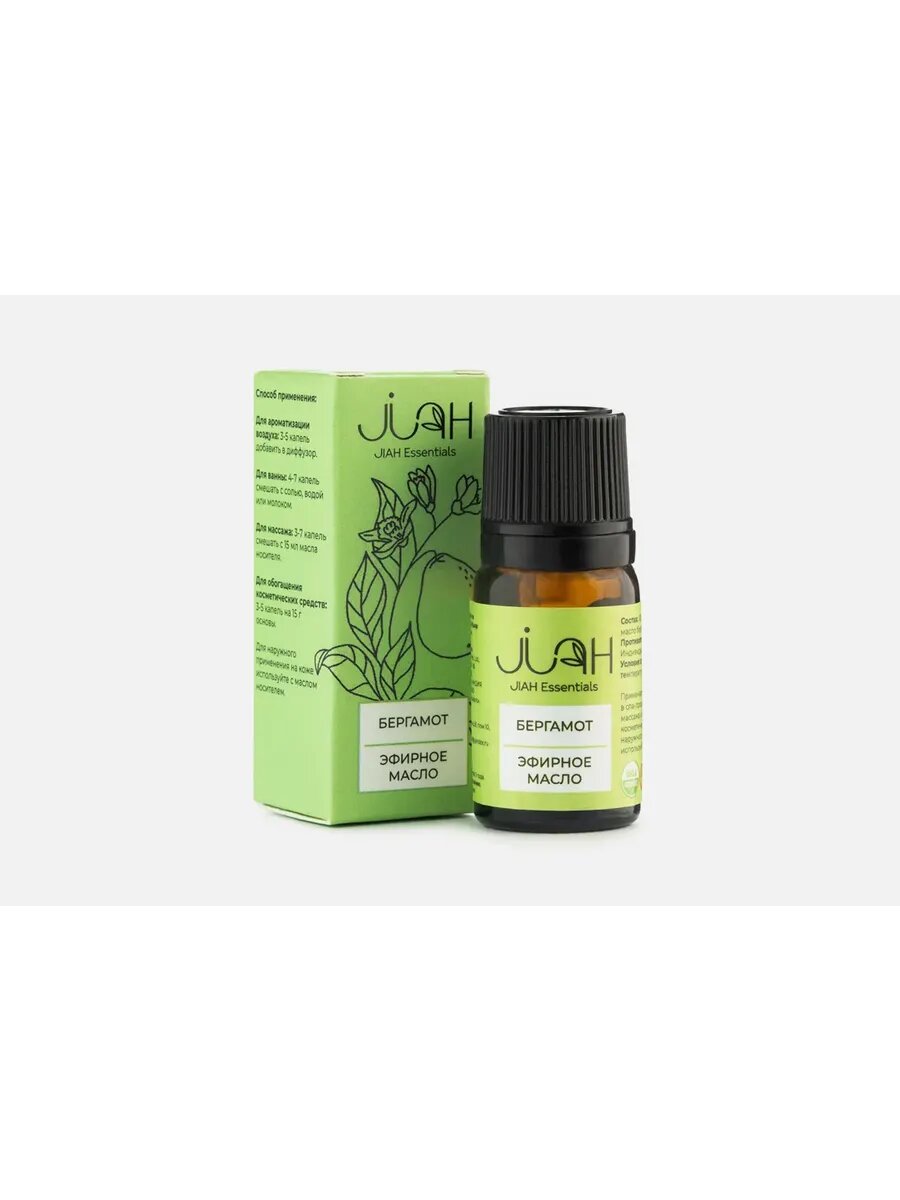 JIAH Essentials Бергамот Эфирное масло 10мл