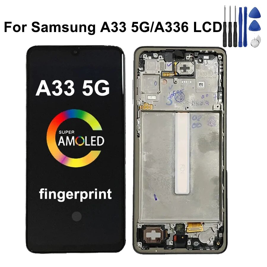 Дисплей Samsung A33 5G 6.4" Incell With Frame