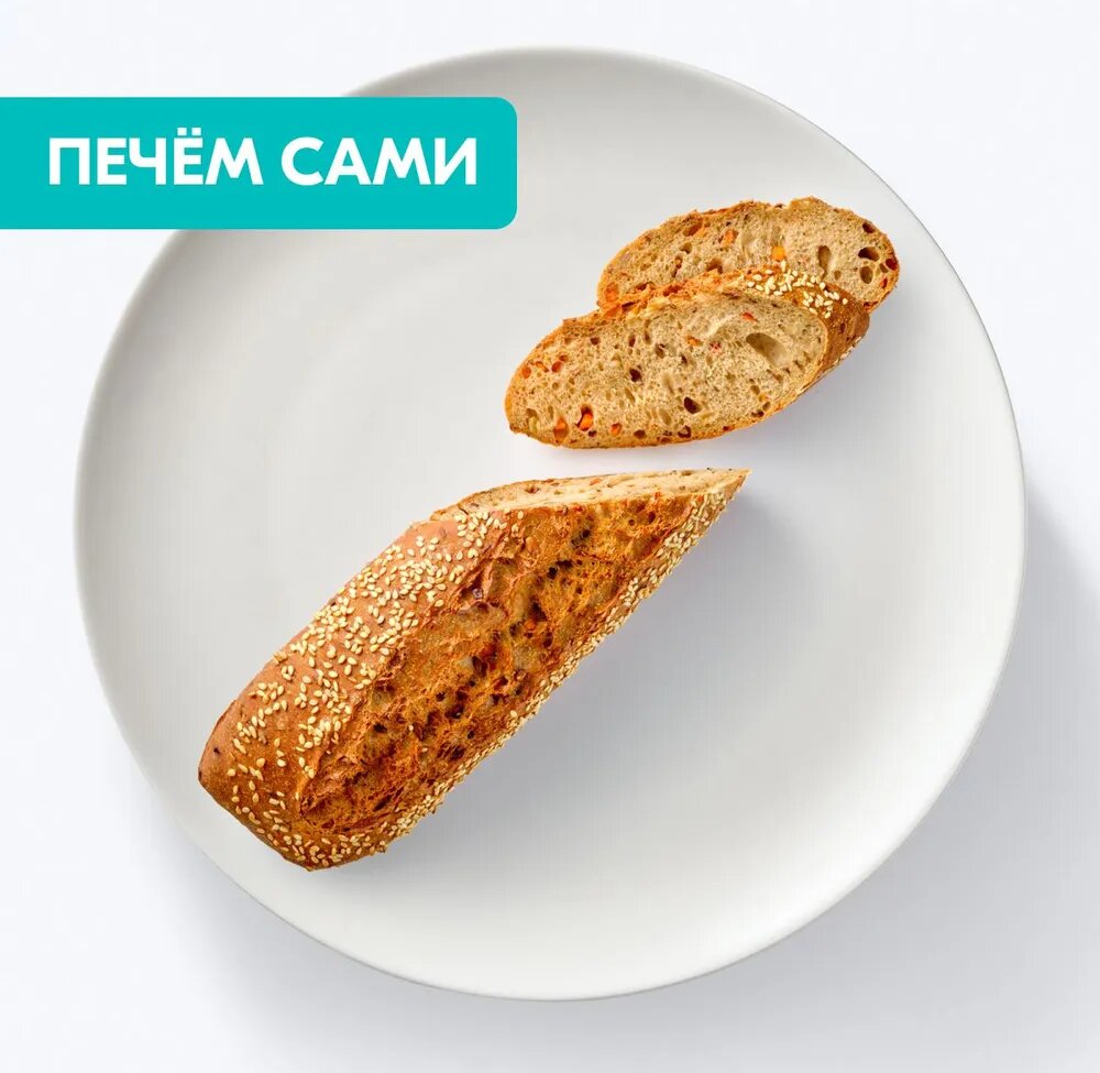 Багет мультизлаковый 210 г, из пекарни Ozon fresh