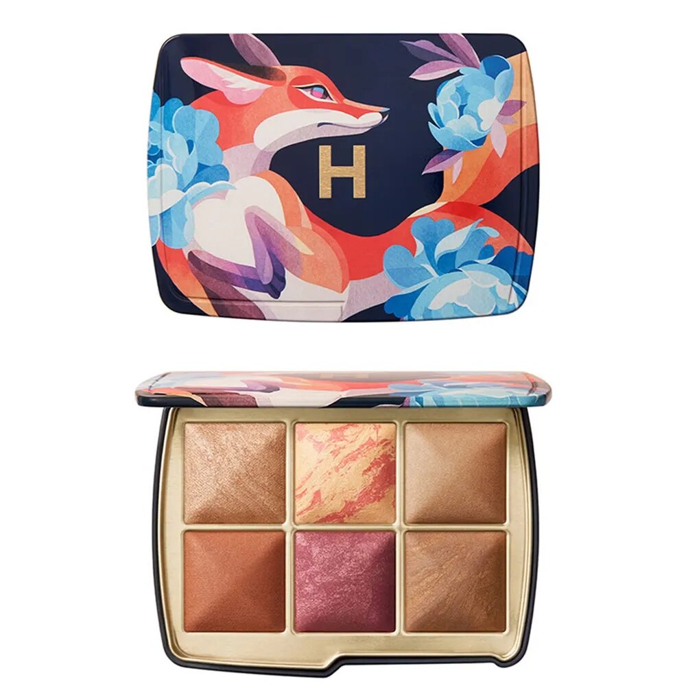 Палитра для лица Hourglass Ambient Lighting Palette 2025, румяна, хайлайтер, контурную - Fox