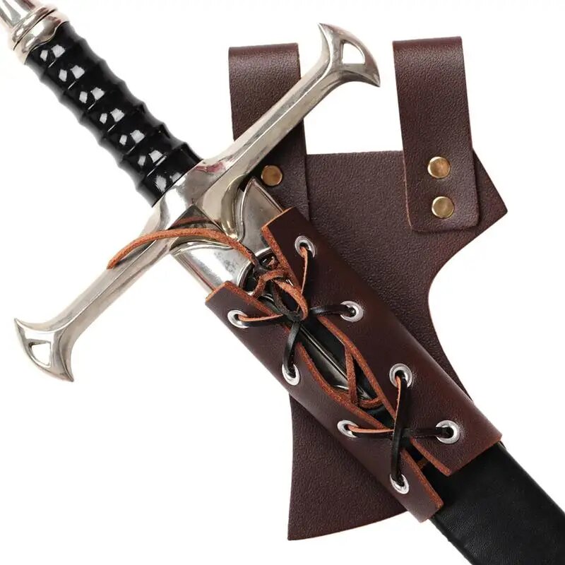 Кожаная кобура для меча, PU leather Коричневый, Коричневый