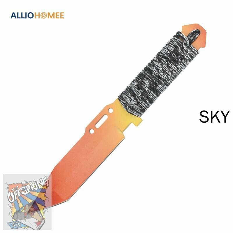 Модель ножа, прикрепленного к одежде, из игры CS: GO, незаточенный, периферийное оружие из игры CS: GO.