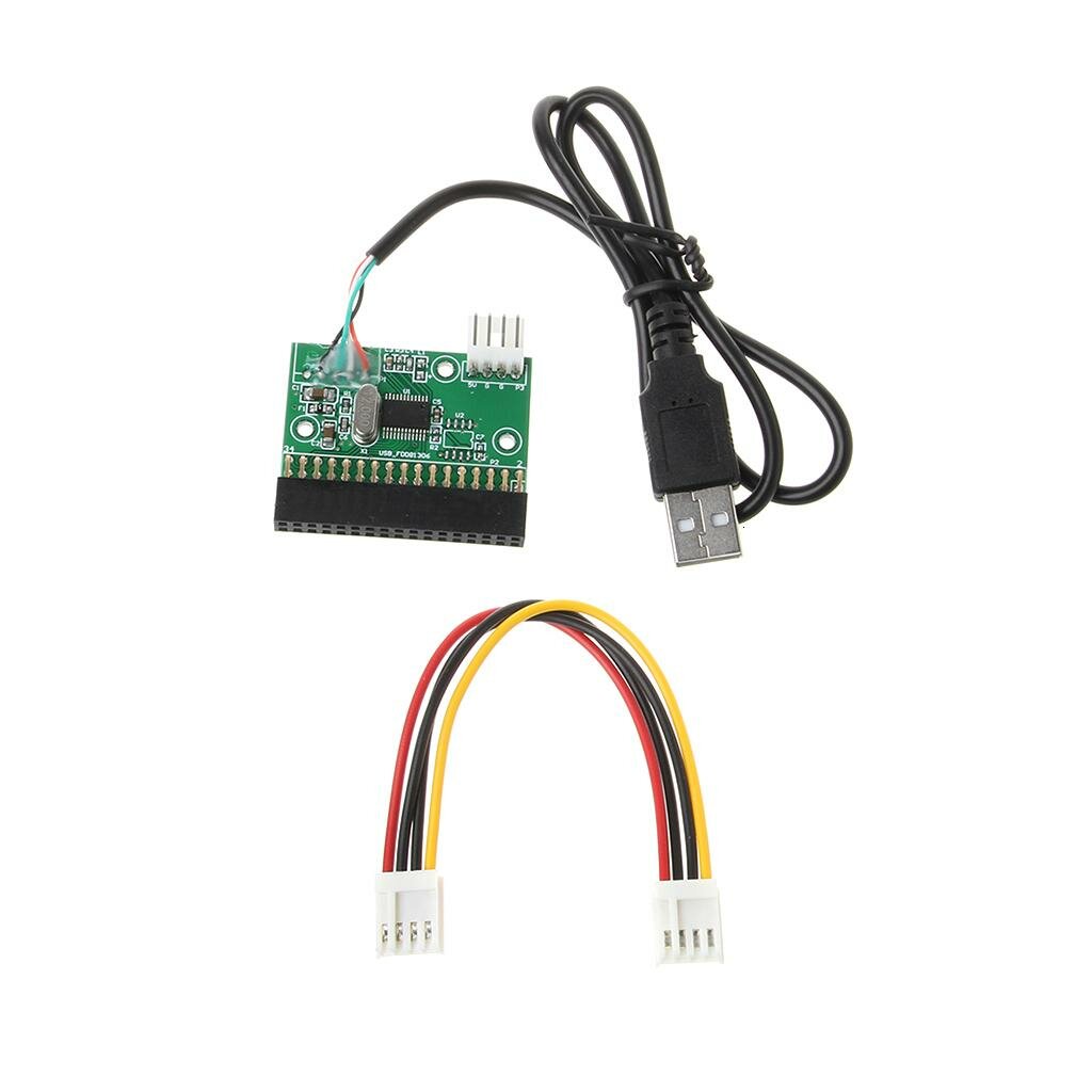USB-адаптер 3.5" 1.44MB для флоппи-дисковода, Зеленый
