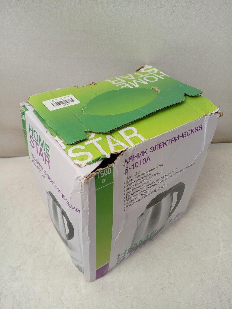Чайник электрический HOMESTAR HS-1010A (1,8 л. металл) (1487444)