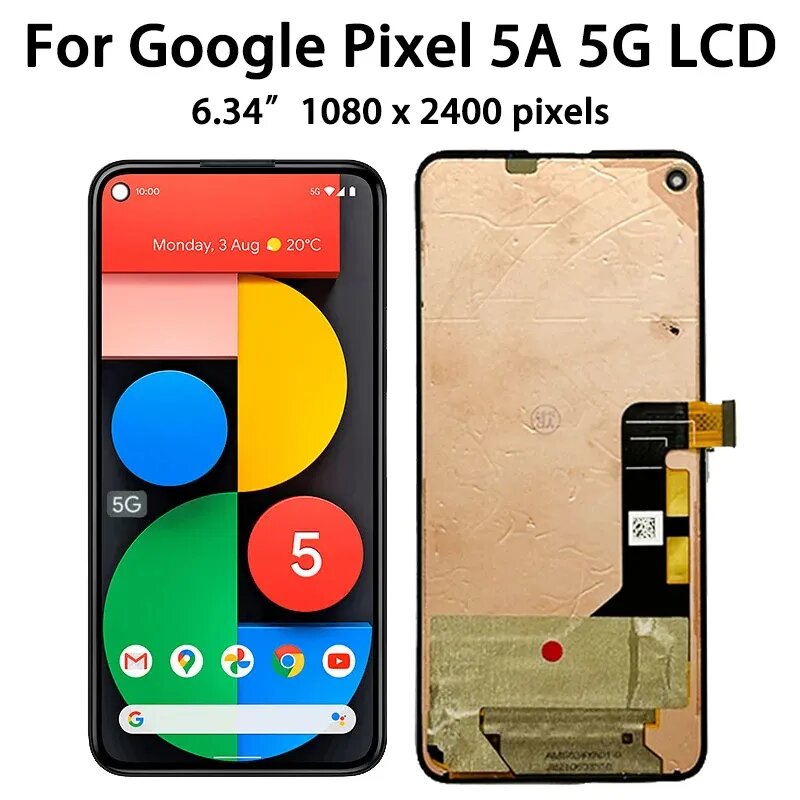Know Easyx6 5A G1F8F G4S1M 34 дюймовый OLED дисплей для Google Pi x el 5A Pi x el 5A 5G