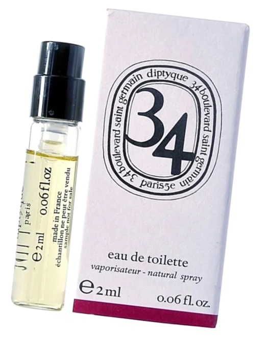 Diptyque 34 Boulevard Saint Germain парфюм 2 мл миниатюра унисекс - Диптик Бульвар Сант Герман пробник духов
