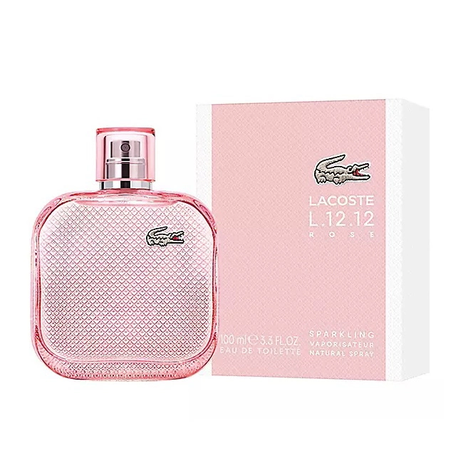 Женская туалетная вода Лакост Л 12 12 Роз Спарклинг 100 мл - Lacoste L.12.12 Rose Sparkling