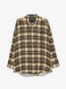 Рубашка R13 Frayed-hem shirt
